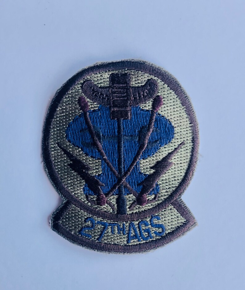US Air Force 27th AGS aircraft Generation Squadron Patch - Etsy