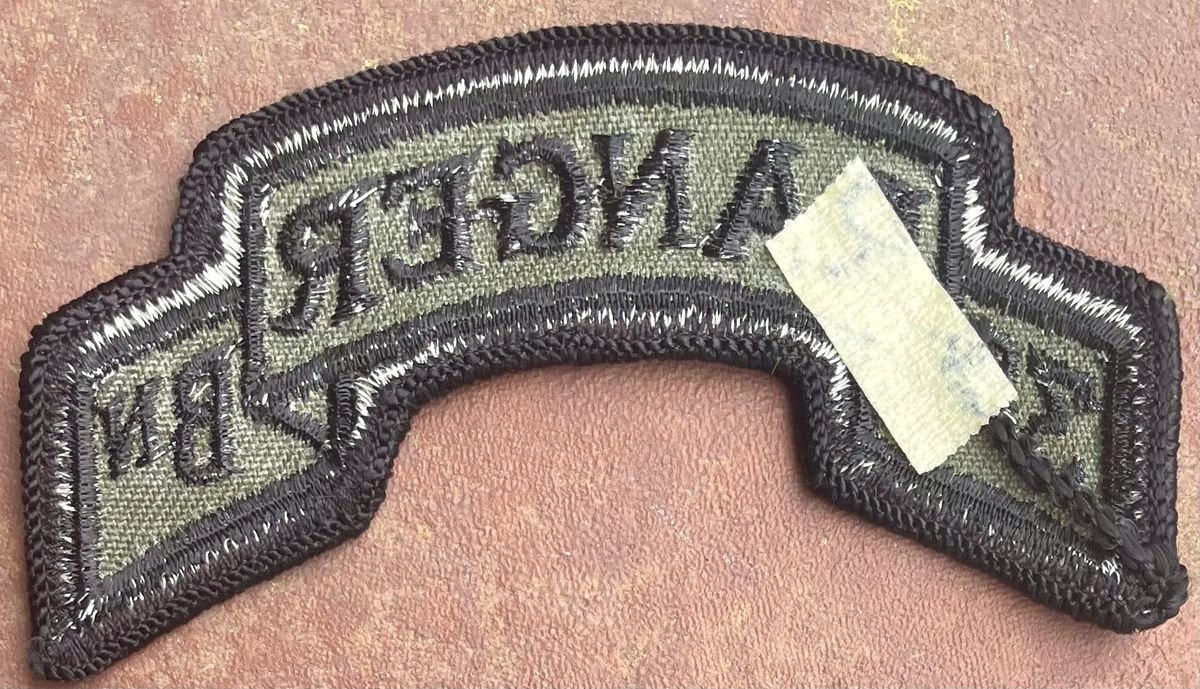 US Army 3rd Ranger Battalion Scroll Subdued Merrowed Edge - Etsy