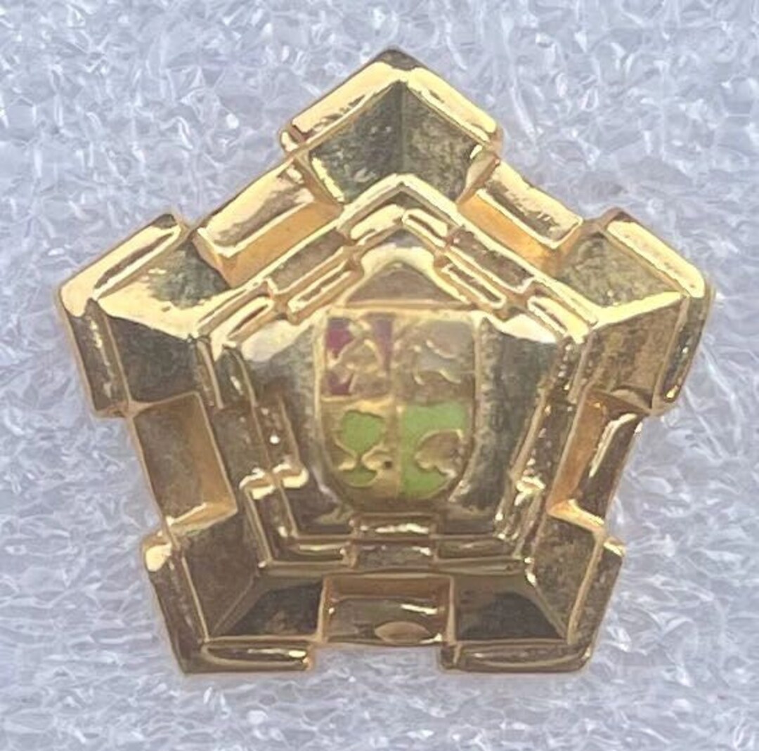 South Africa SADF Officer 5-point Castle Rank Insignia Gilt Mess Dress ...