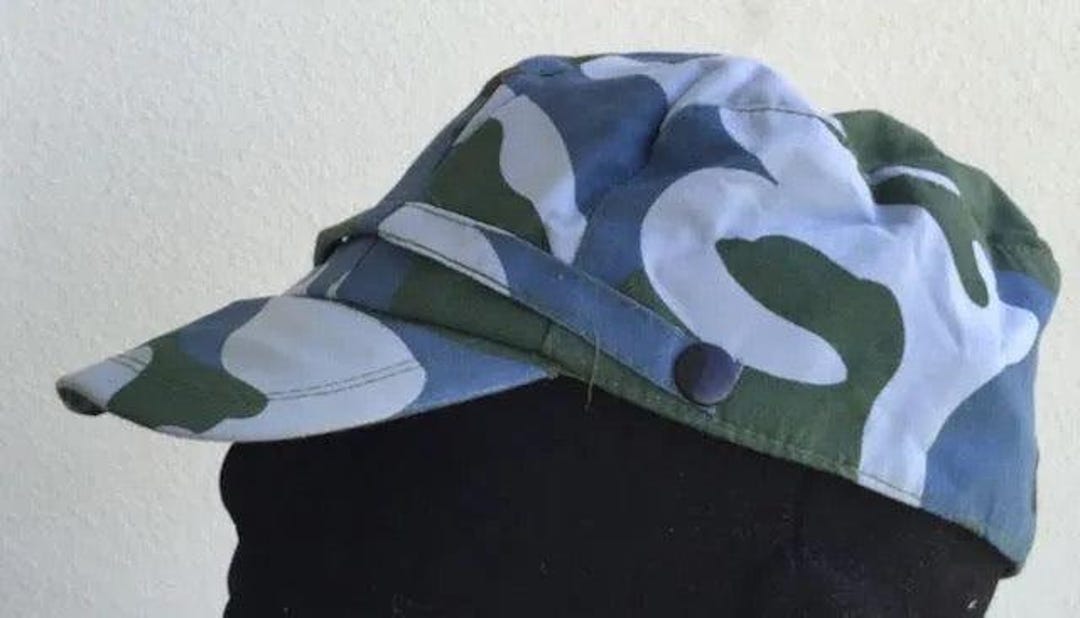 Chinese Navy Camo Cap - Etsy
