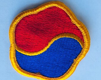 Us Army Color Patch - Etsy