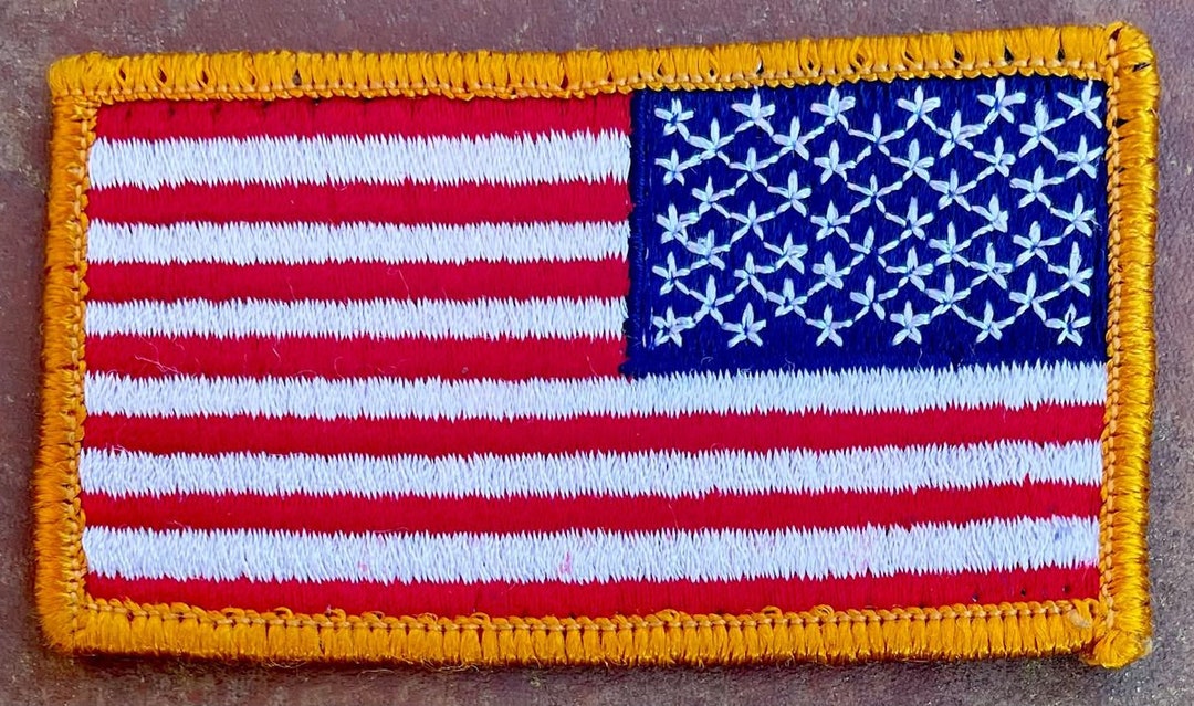US Army Reverse Flag Color Sow On - Etsy