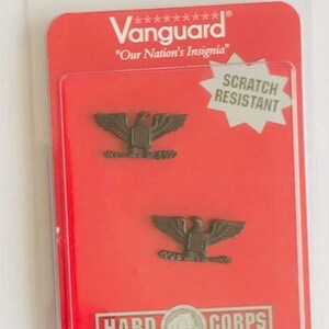 USMC Colonel Subdued Collar Rank Insignia Set - Etsy