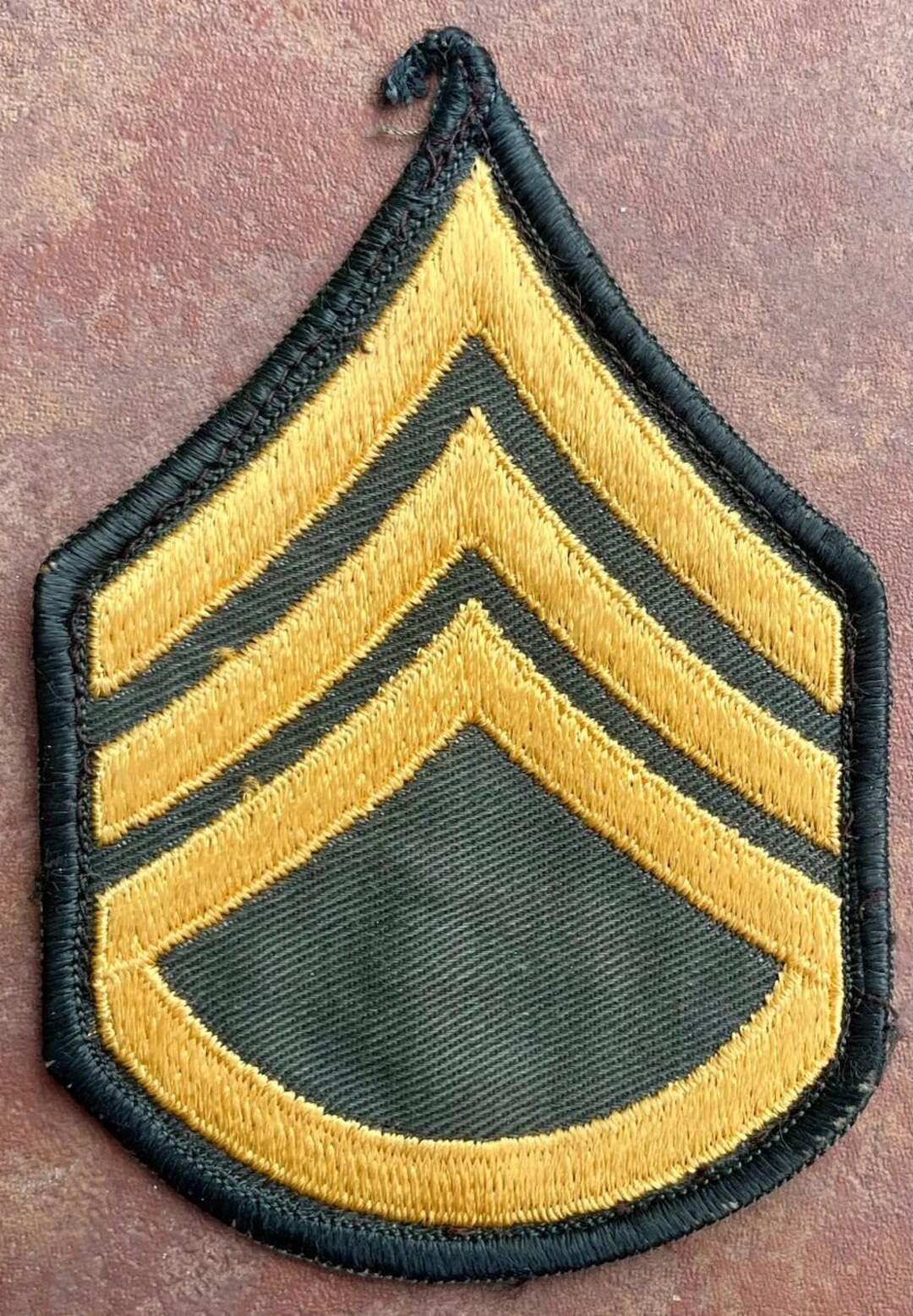 US Army Staff Sergeant Class Chevron Merrow Edge Single - Etsy