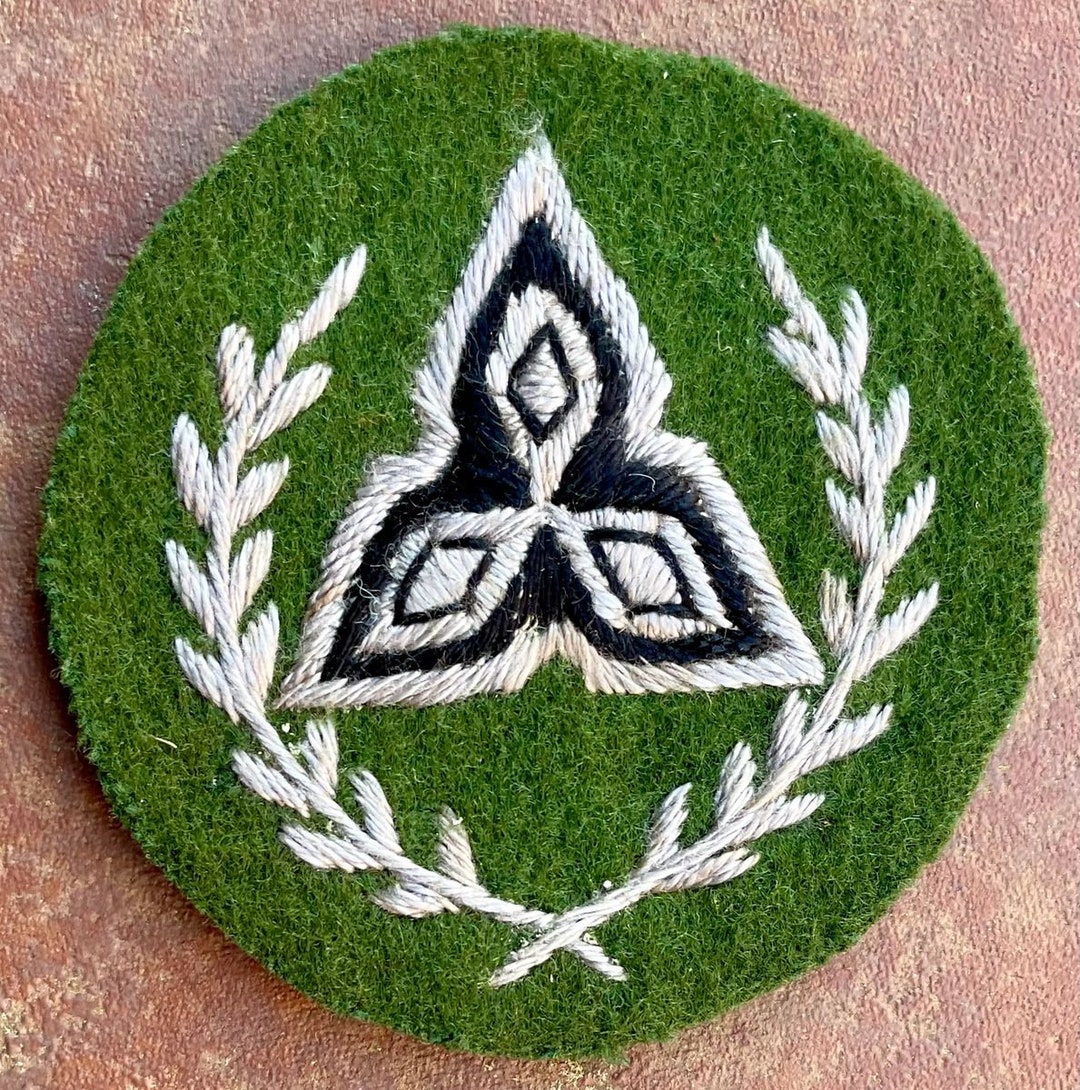 South West Africa SWATF Regimental Warrant Officer 1st Class Rank Silk ...