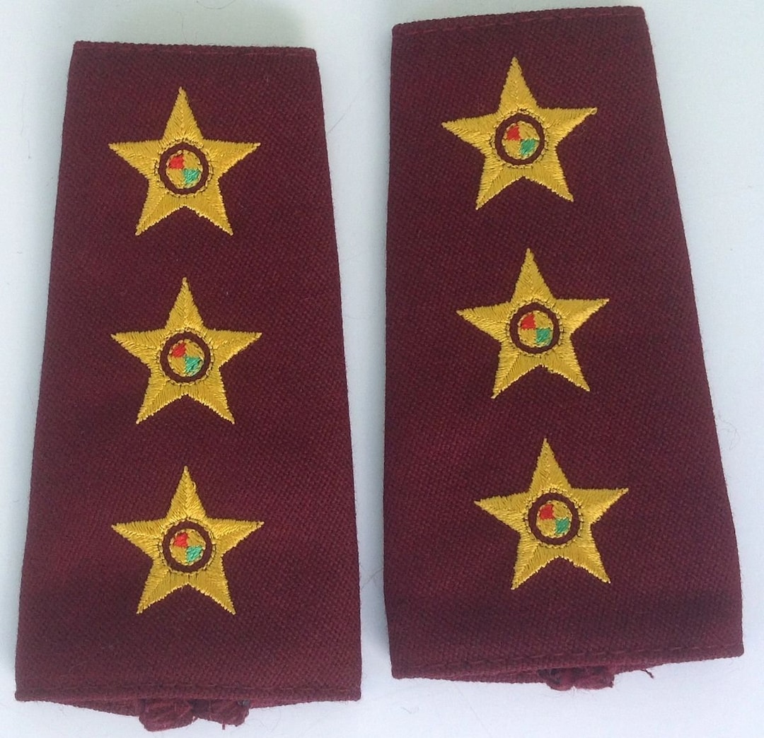 South Africa SADF Medic Captain Rank Slides Set - Etsy