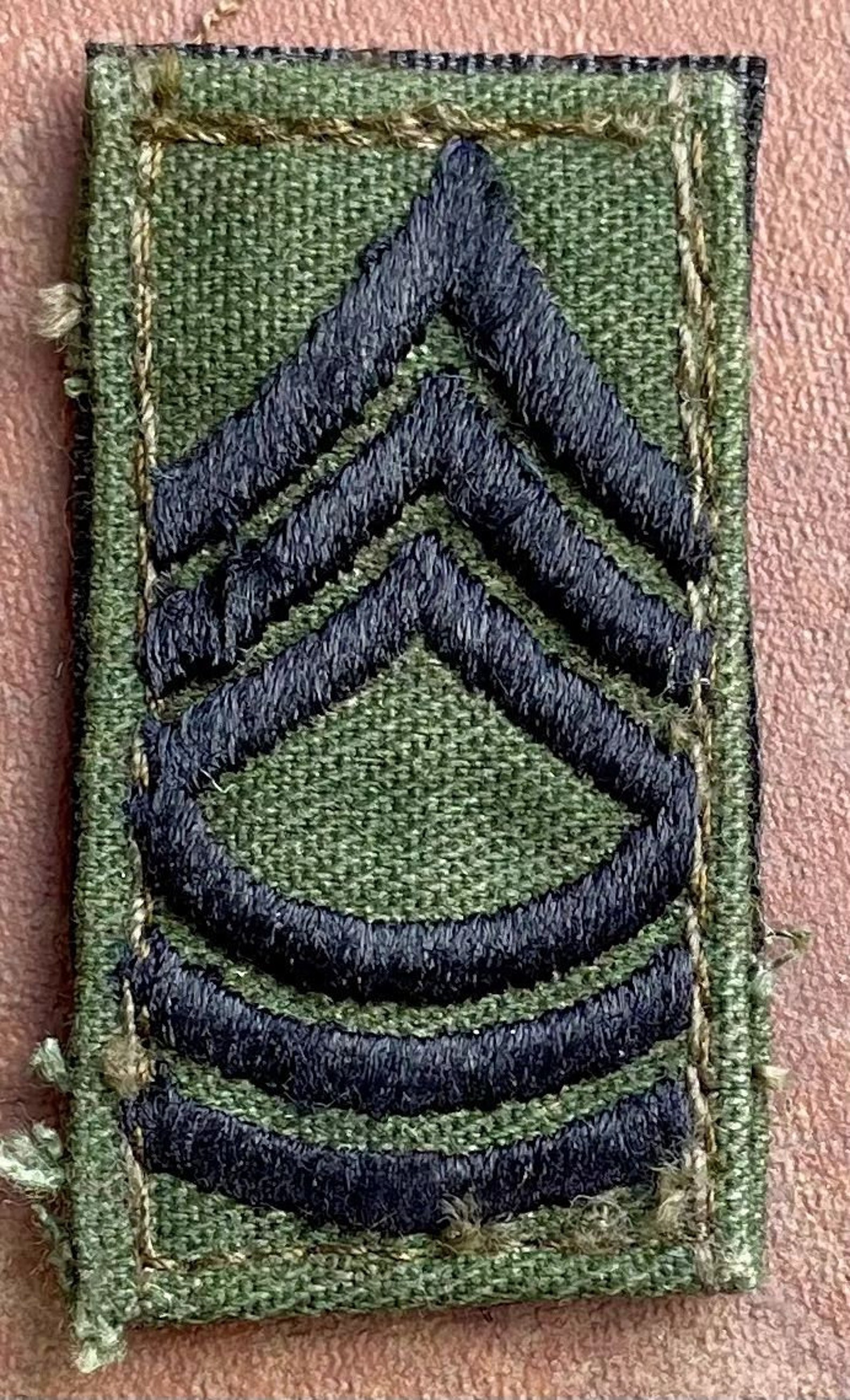 US Army Master Sergeant Collar Chevron on OD Single - Etsy