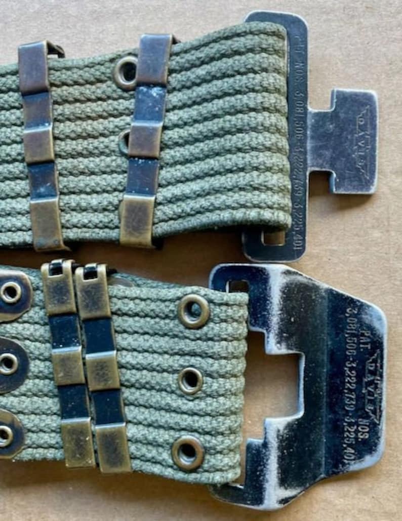 US Army M1967 Individual Equipment Belt With Davis Buckle - Etsy
