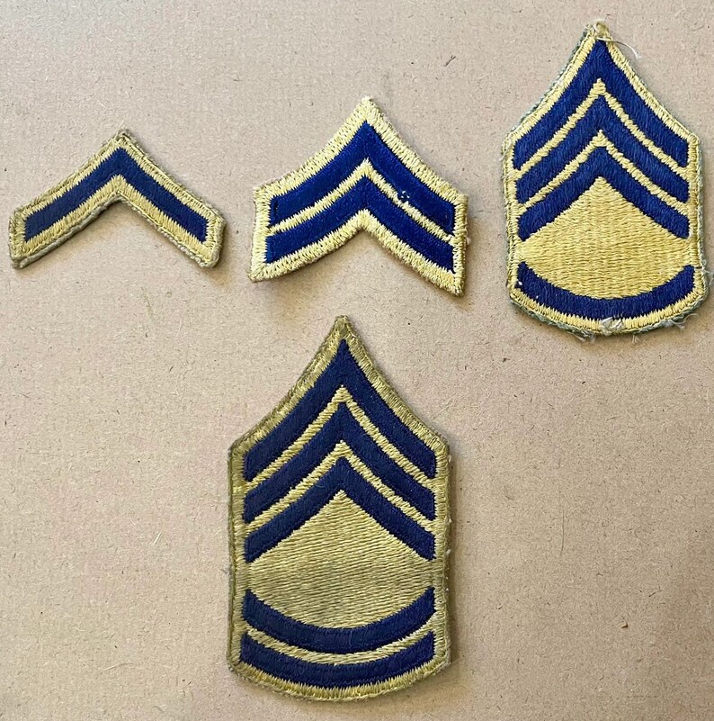 US Army Rank Insignia Combat Unit 1948-feb 1951 NCO Lot - Etsy