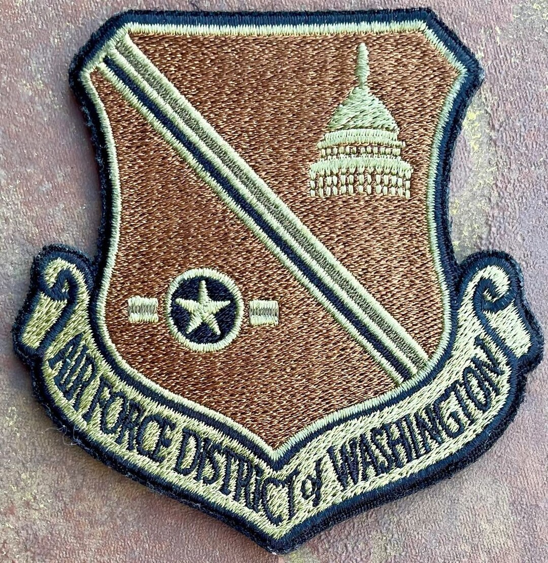 USAF District of Washington OCP Patch Velcro Back - Etsy