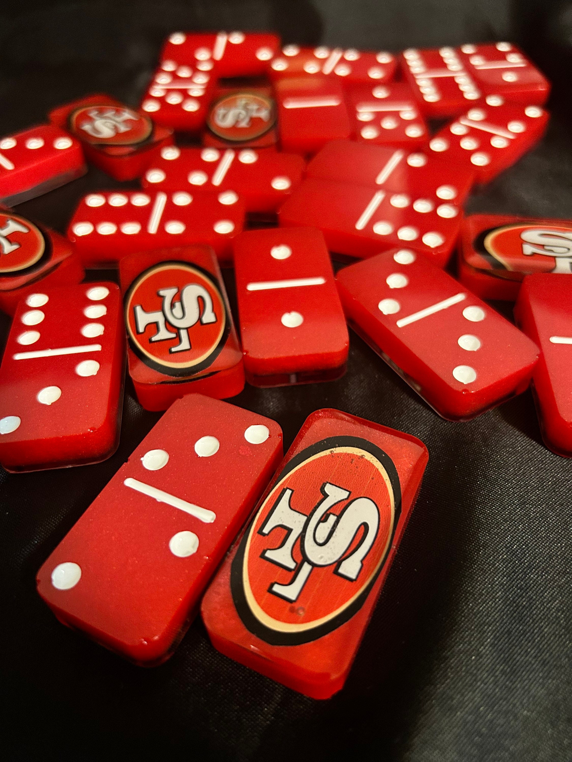 Cowboys,raiders and 49ers Domino Set - Etsy