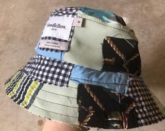 Patchwork Bucket Hat | Etsy