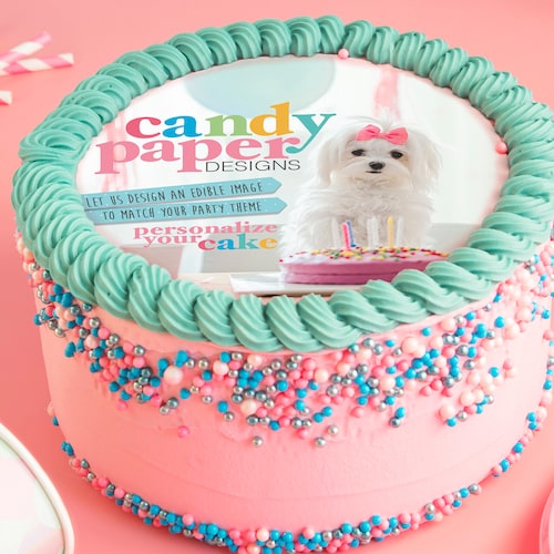 Custom Edible Image Cake Topper - Etsy