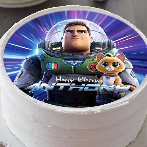 Buzz Lightyear Edible Topper Edible Cake Topper Edible - Etsy