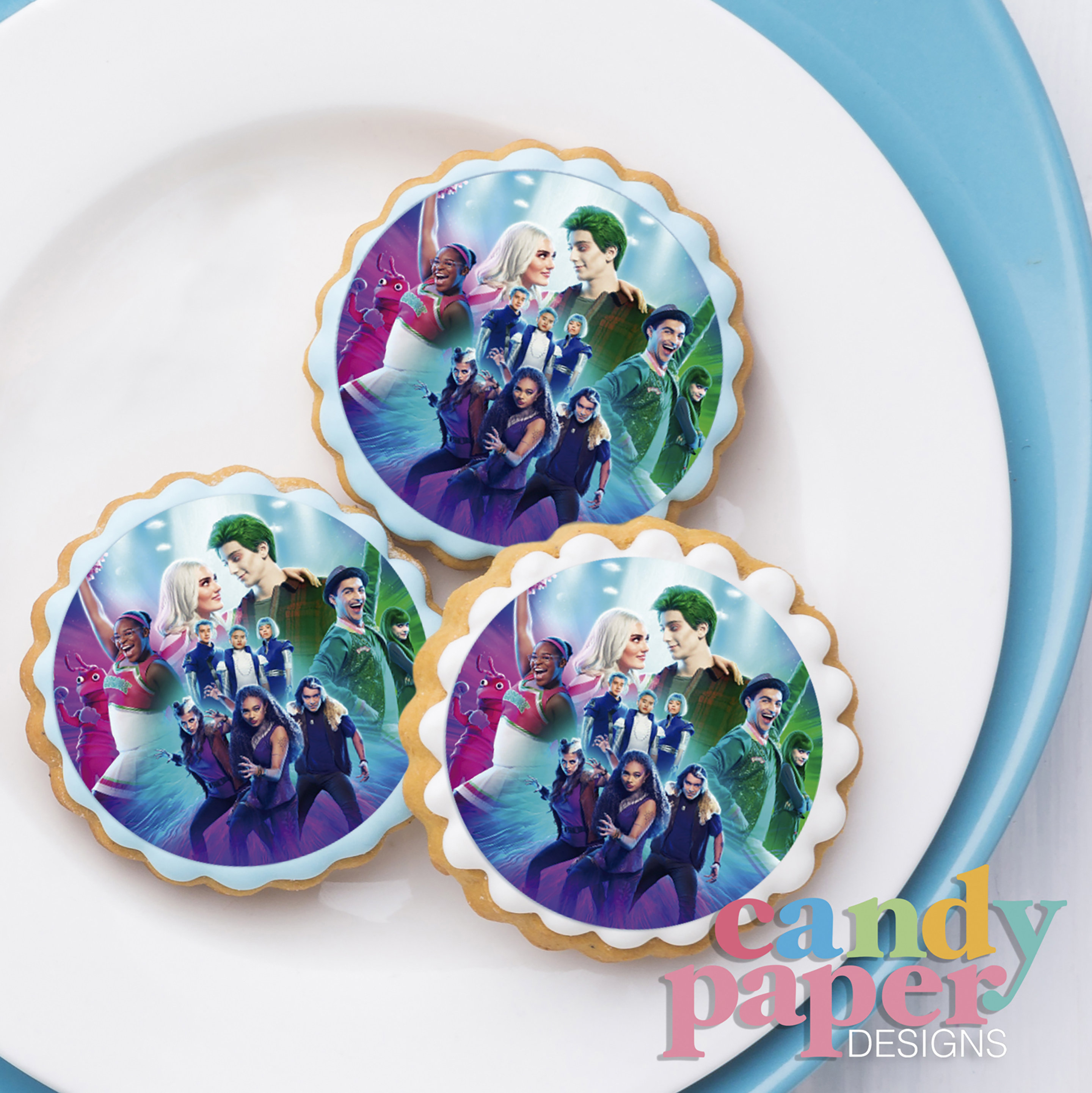 Zombies 3 Edible Topper Edible Cake Topper Edible Image - Etsy