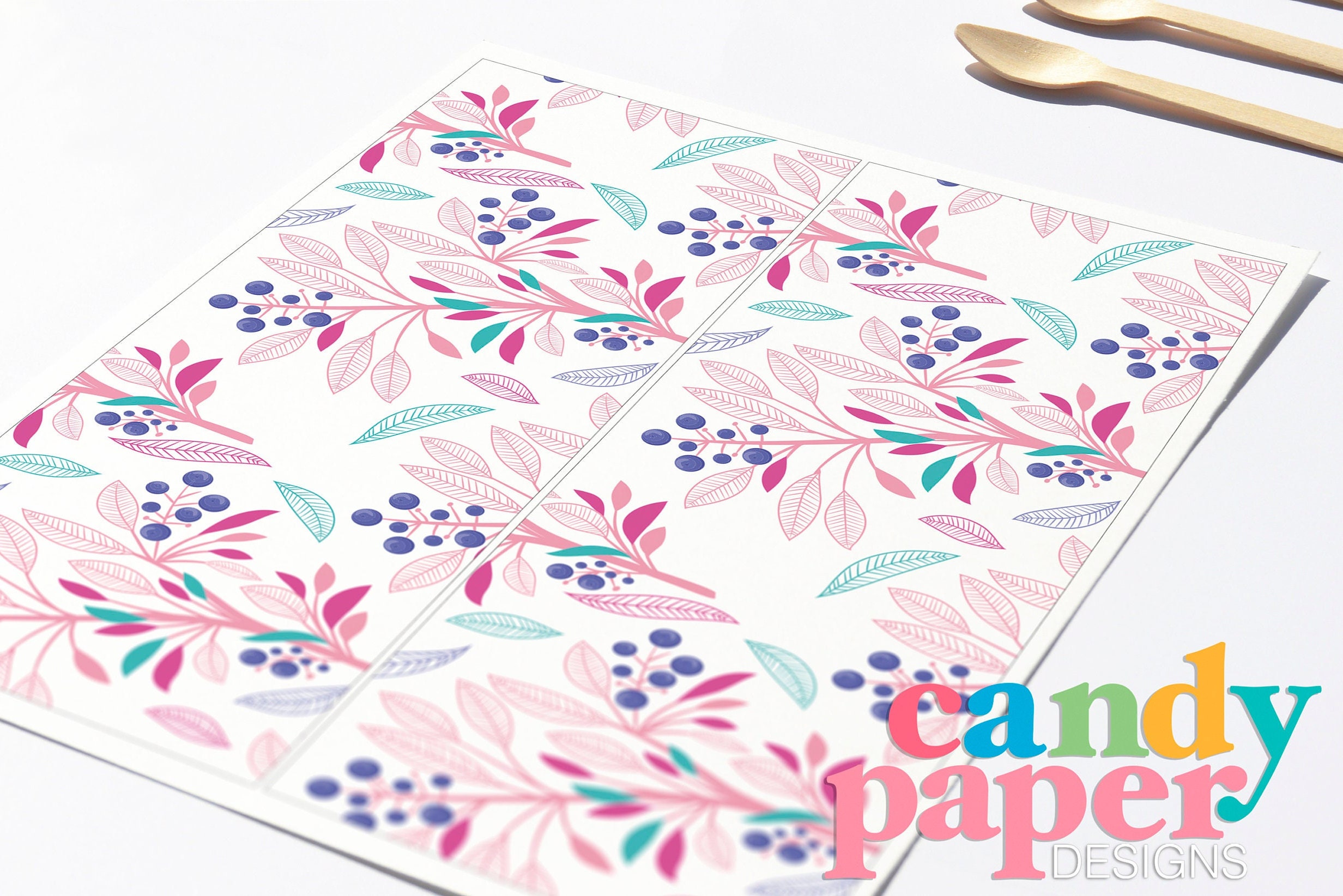 Floral Edible Cake Topper Edible Cake Wrap Edible Image - Etsy