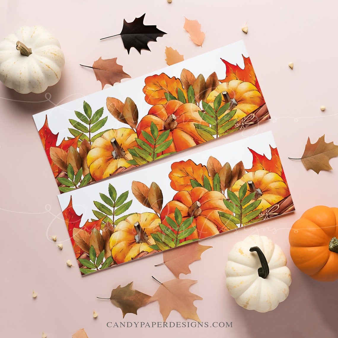 Autumn Leaves Edible Cake Wrap, Fall Cake Topper - Etsy