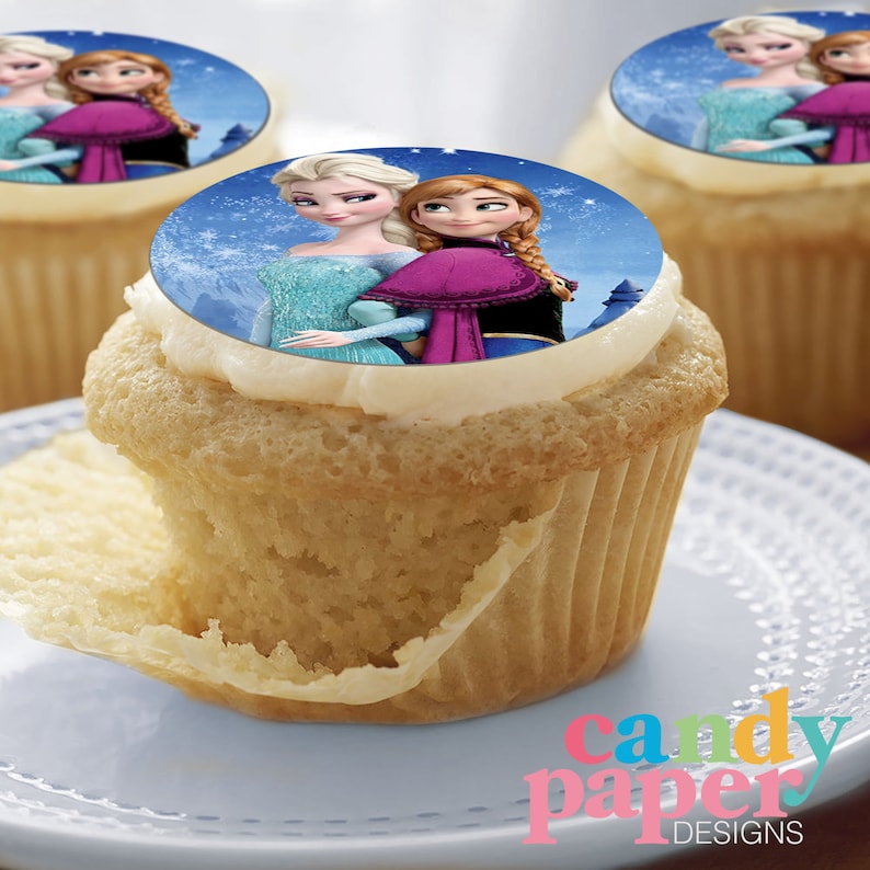 Princess Edible Cake Topper Elsa Edible Cake Topper Edible - Etsy