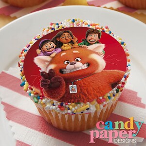 Turning Red Edible Cake Topper, Turning Red Edible Topper, Edible Image ...