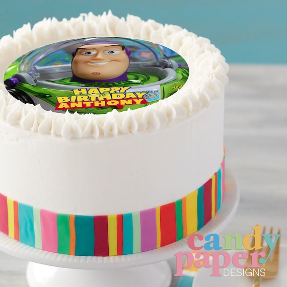 Buzz Lightyear Edible Cake Topper Edible Cake Topper Edible - Etsy