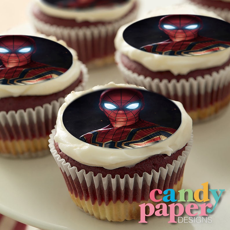 The Avengers Edible Cake Topper Spiderman Edible Cake Topper - Etsy