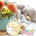 Printable Easter Gift Tags, Thank You Tag for Hopping By, Digital ...