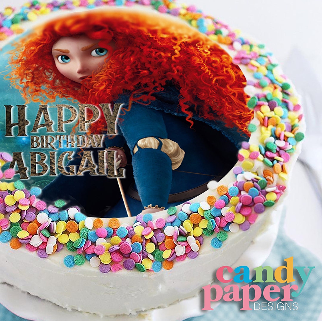Brave Edible Topper, Edible Cake Topper, Edible Image, Image Edible ...