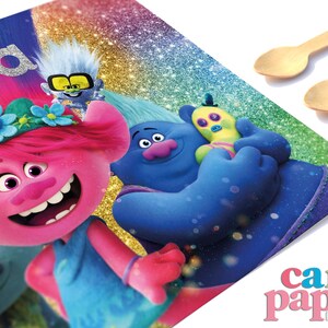 Trolls Edible Topper, Edible Cake Topper, Edible Image, Image Edible ...