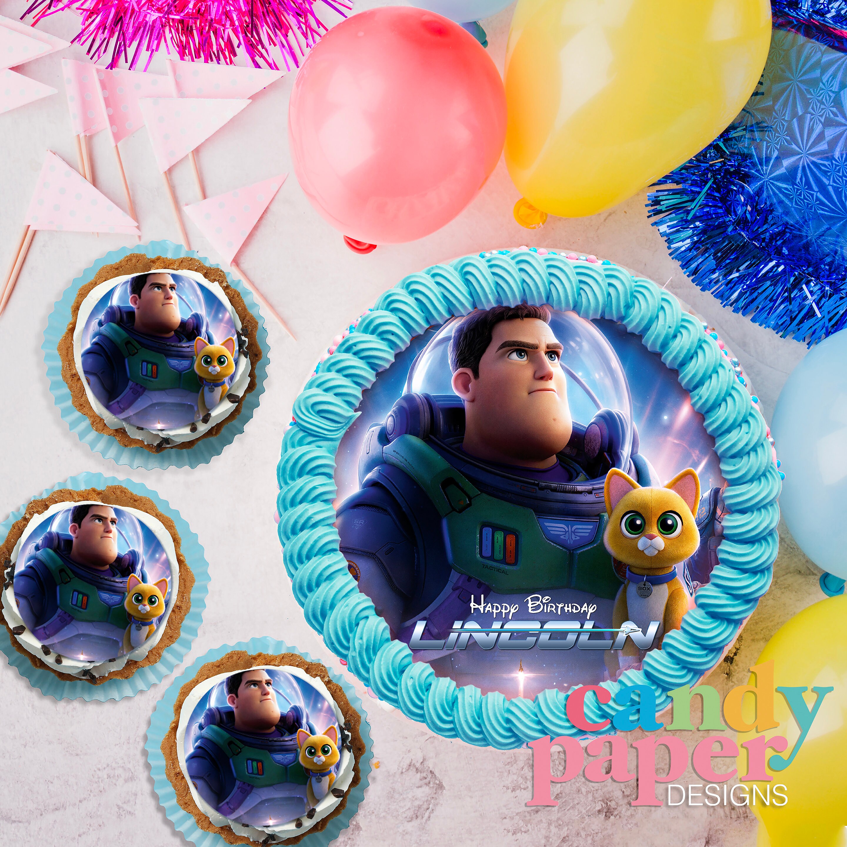Buzz Lightyear Edible Cake Topper, Edible Cake Topper, Edible Image ...
