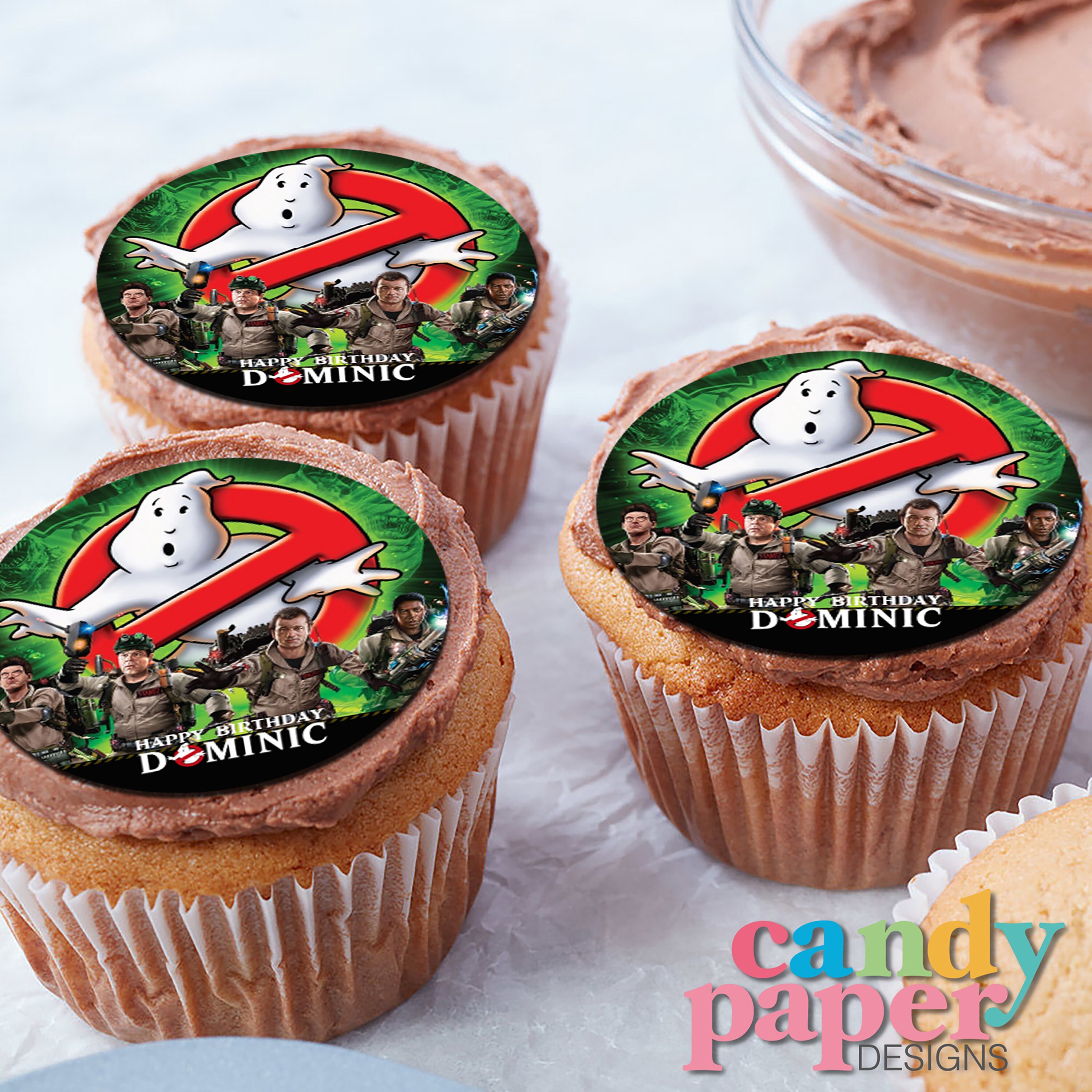 Ghostbuster Edible Topper, Edible Cake Topper, Edible Image, Image ...