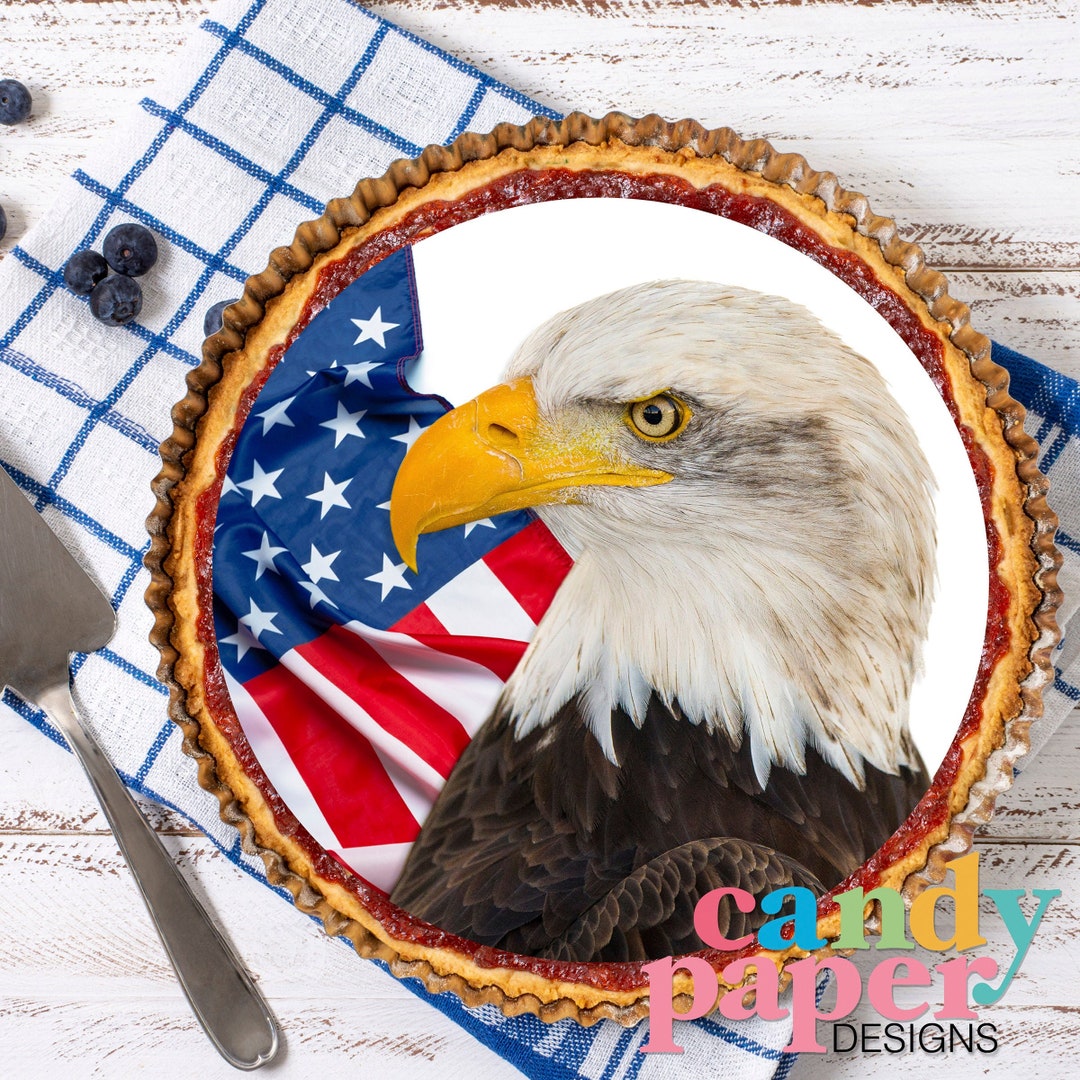 Eagle American USA Edible Cake Topper, Image Edible Cake Topper, Cake ...