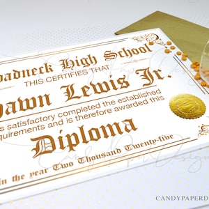 Customizable Graduation Diploma Edible Cake Topper - Etsy