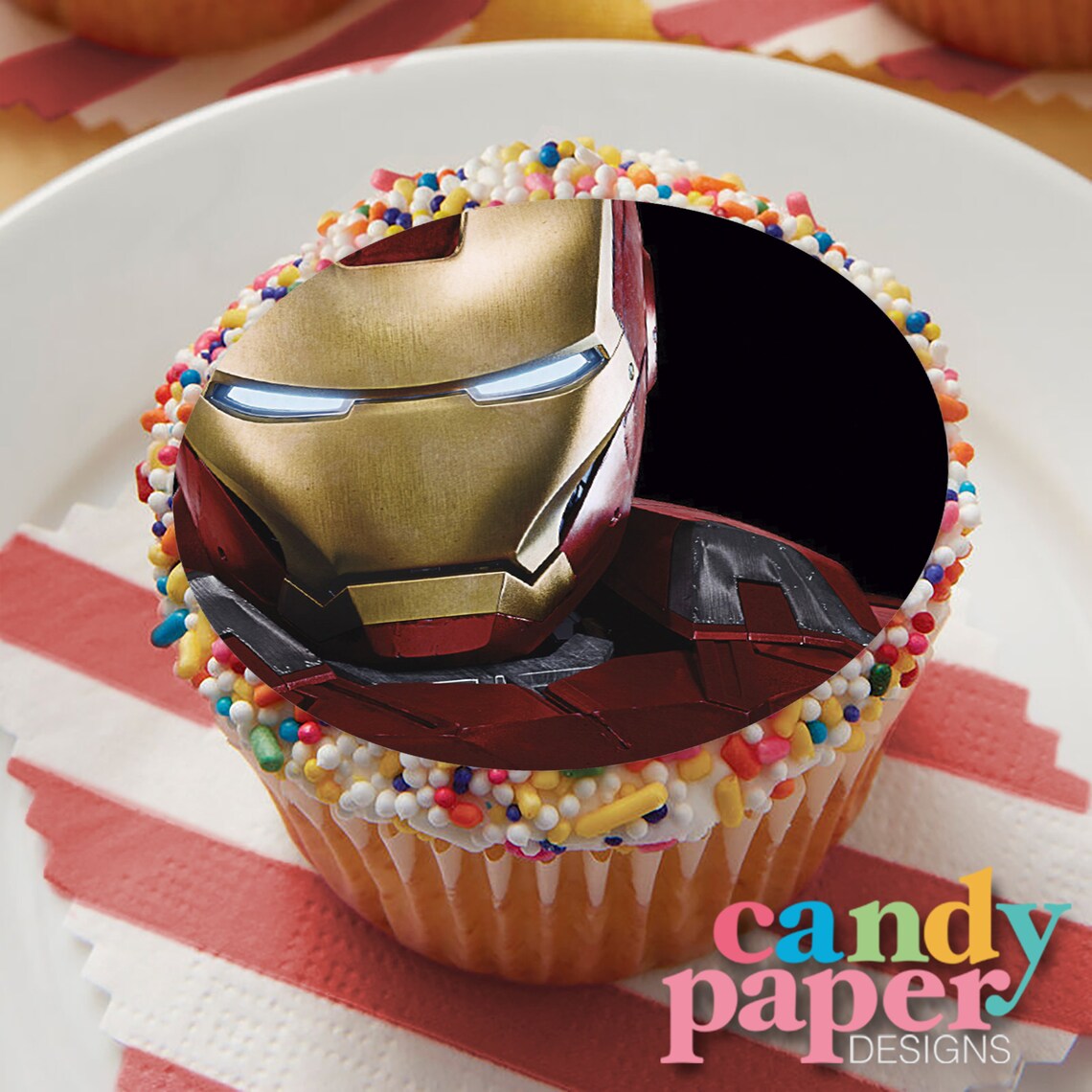 The Avengers Edible Cake Topper Iron Man Edible Cake Topper - Etsy