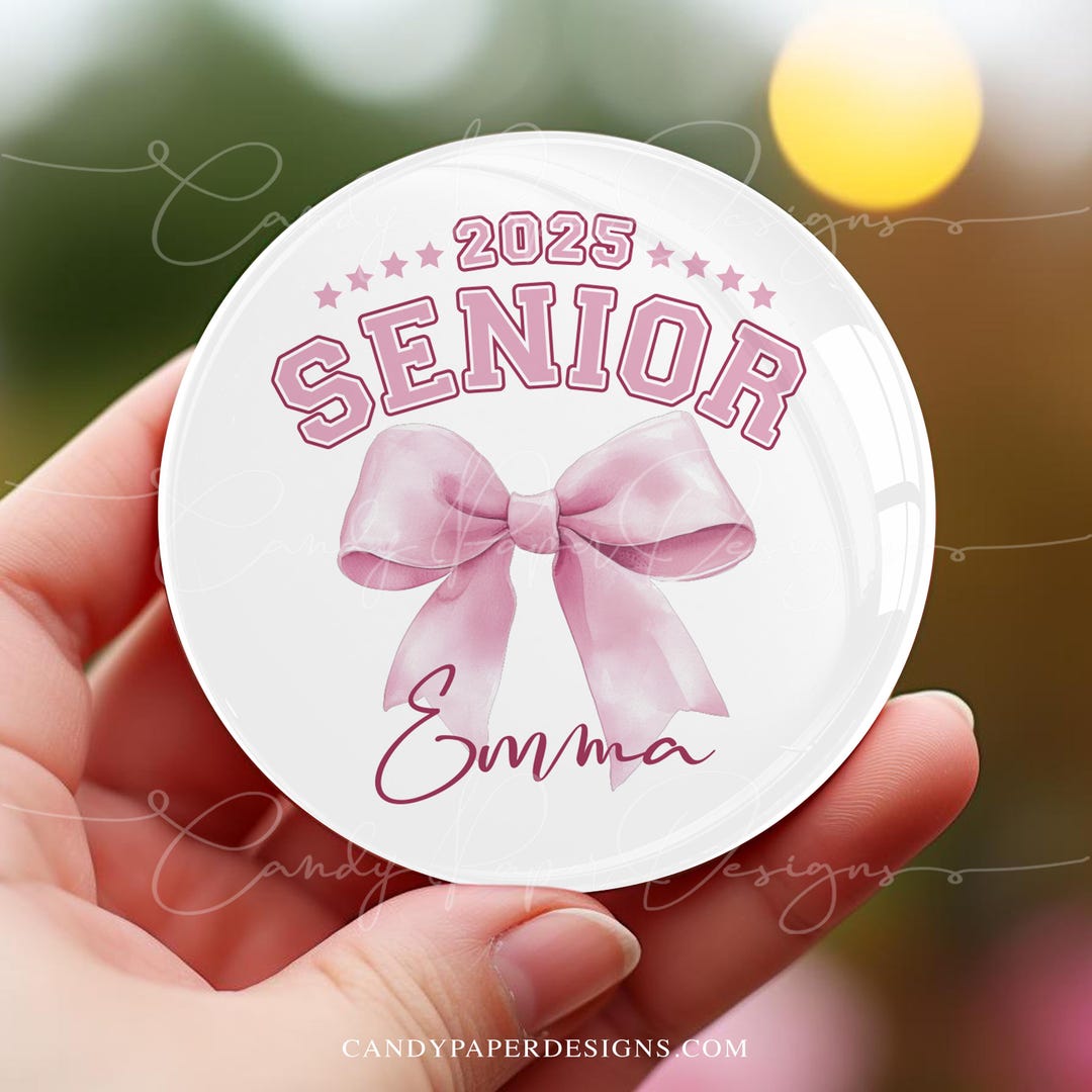 Coquette Graduation Pin Button, Personalized Buttons, Graduation ...