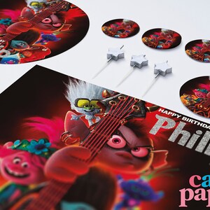 Trolls Edible Topper, Edible Cake Topper, Edible Image, Image Edible ...