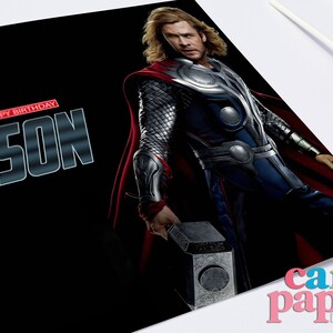 The Avengers Edible Cake Topper, Thor Edible Cake Topper, Edible Image ...