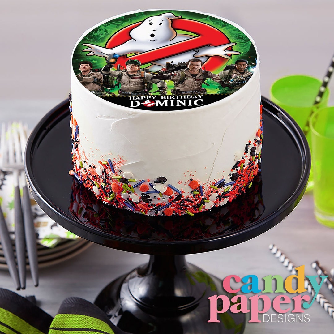 Ghostbuster Edible Topper, Edible Cake Topper, Edible Image, Image ...