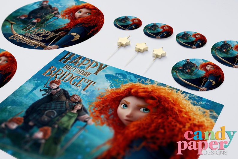 Brave Edible Topper Edible Cake Topper Edible Image Image - Etsy