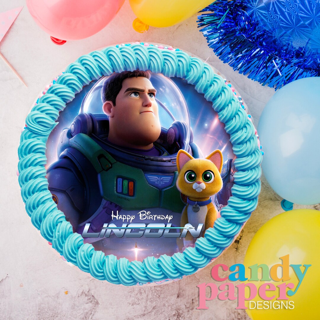 Buzz Lightyear Edible Cake Topper Edible Cake Topper Edible - Etsy ...
