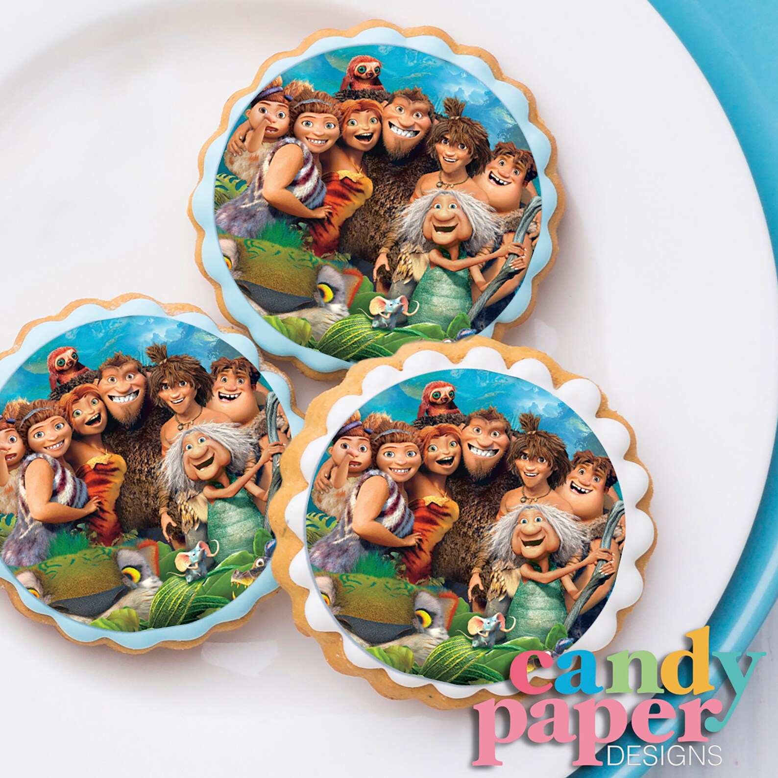 Croods Edible Topper Edible Cake Topper Edible Image Image - Etsy