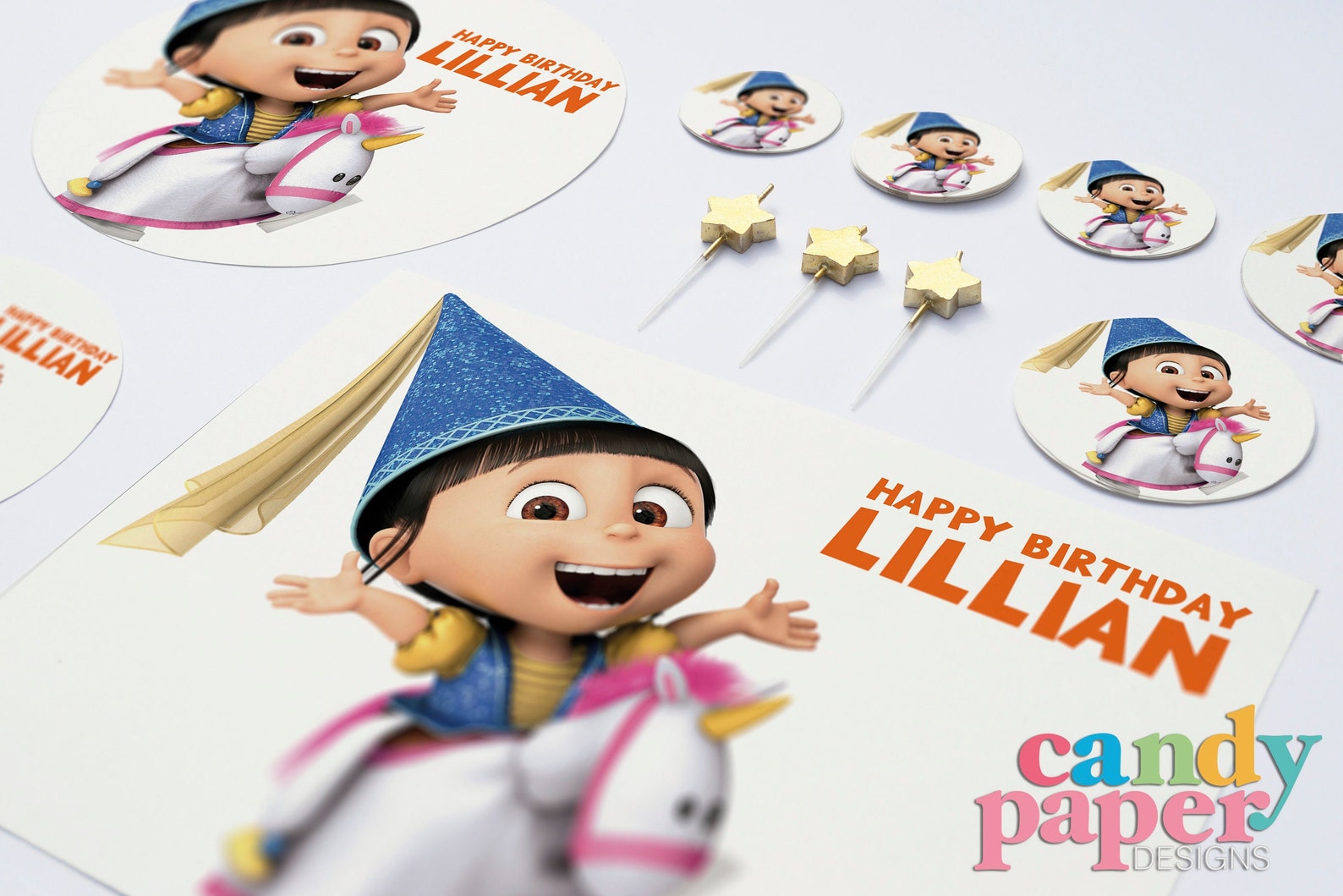 Despicable Me Edible Cake Topper Minions Edible Cake Topper - Etsy