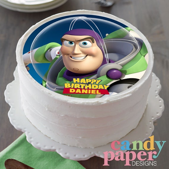 Buzz Lightyear Edible Topper Edible Cake Topper Edible - Etsy Canada