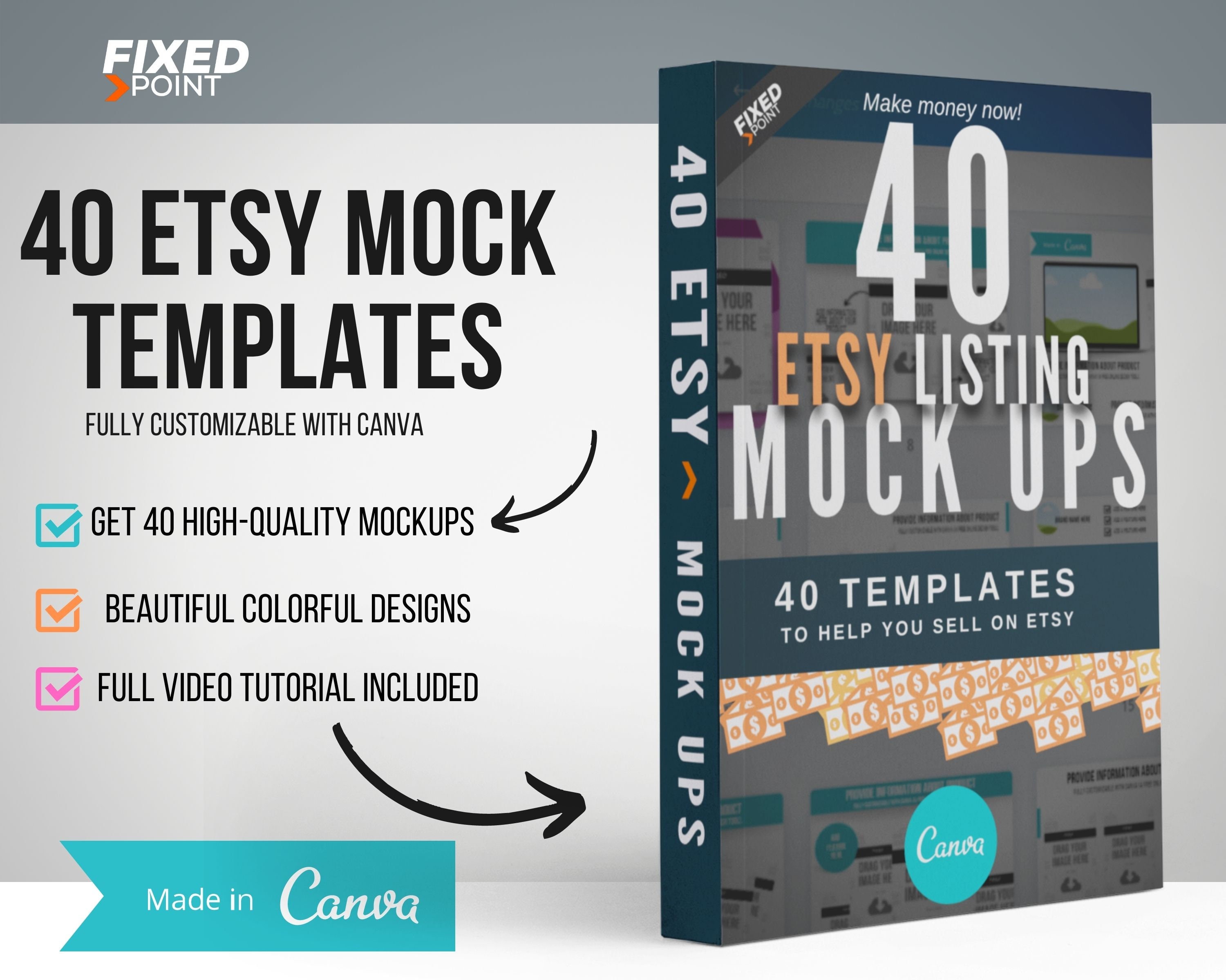 NEW 40 Etsy Mock up Image Templates Bundle That Will Help You Sell ...