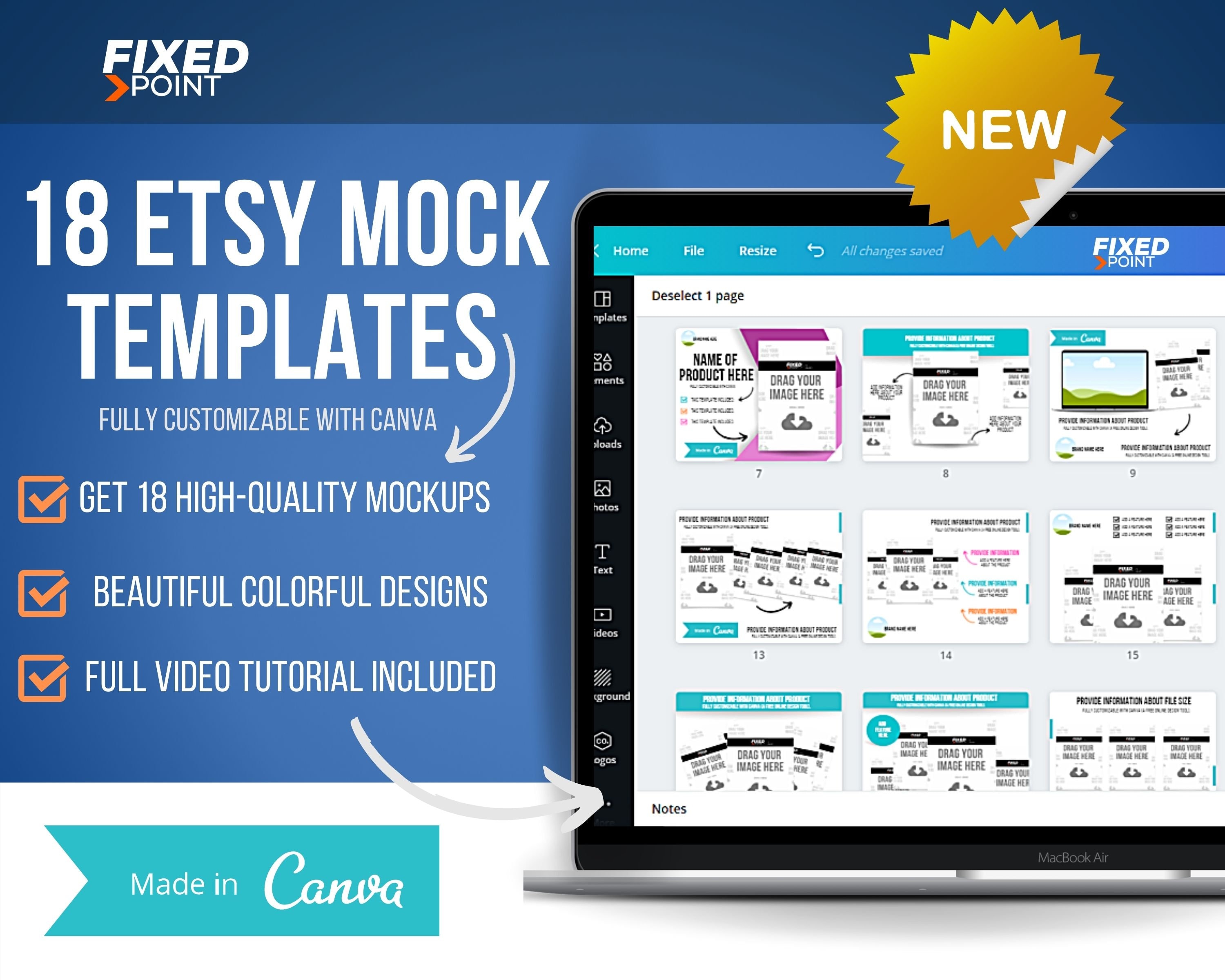 18 Etsy Mock up Image Templates Bundle That Will Help You Sell - Etsy