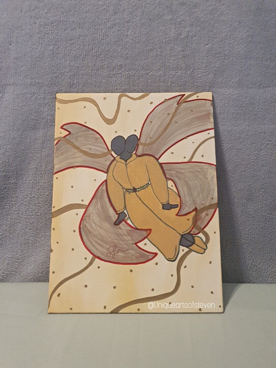 Paralysis Demon Canvas Painting 18cm X 24cm X 0.4cm - Etsy