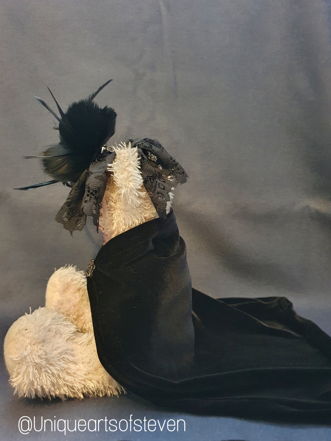 Vampire Countess Plush Upcycled Halloween Vampire Plushie - Etsy