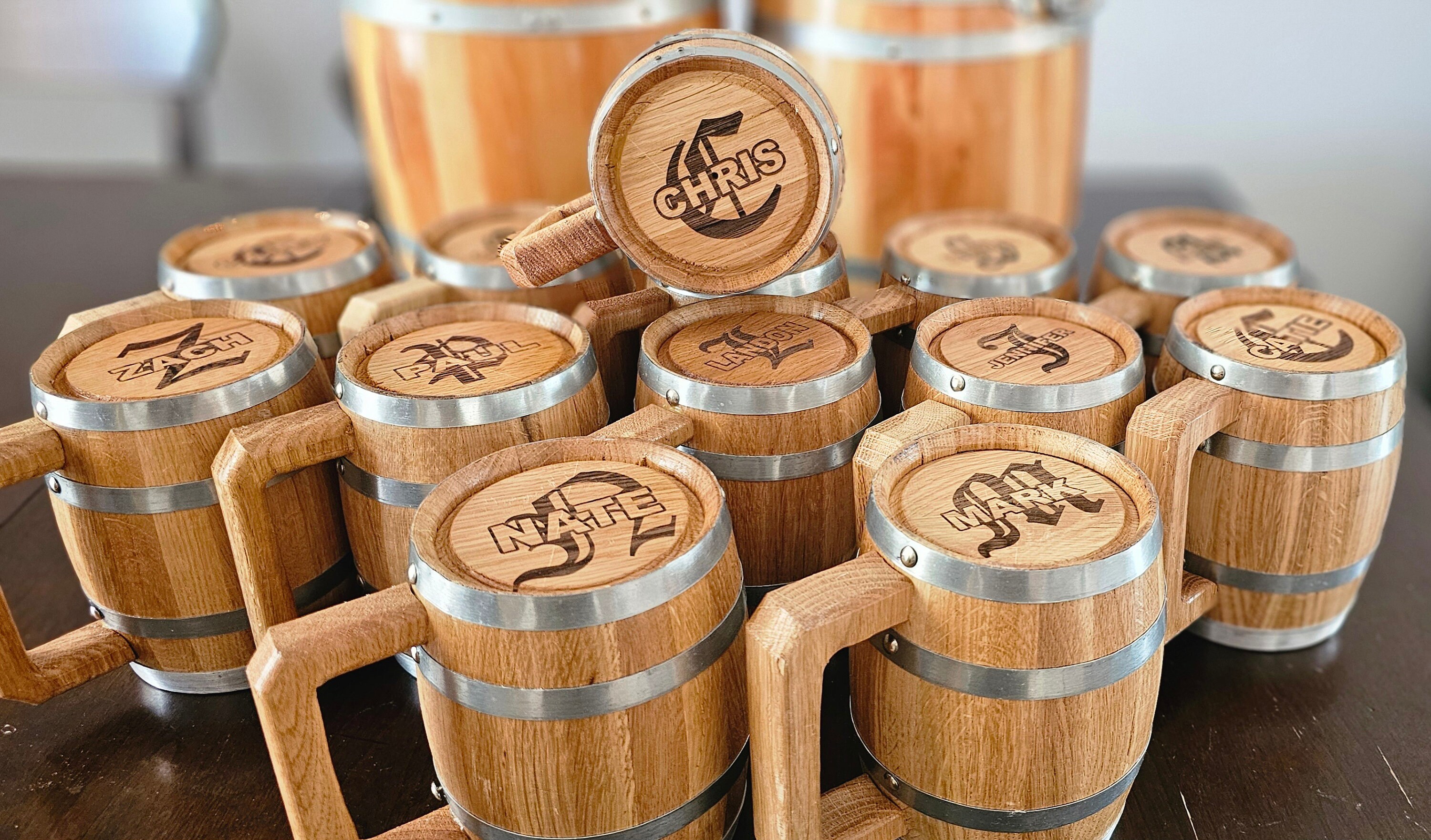 Barrel Mug 16oz - Etsy