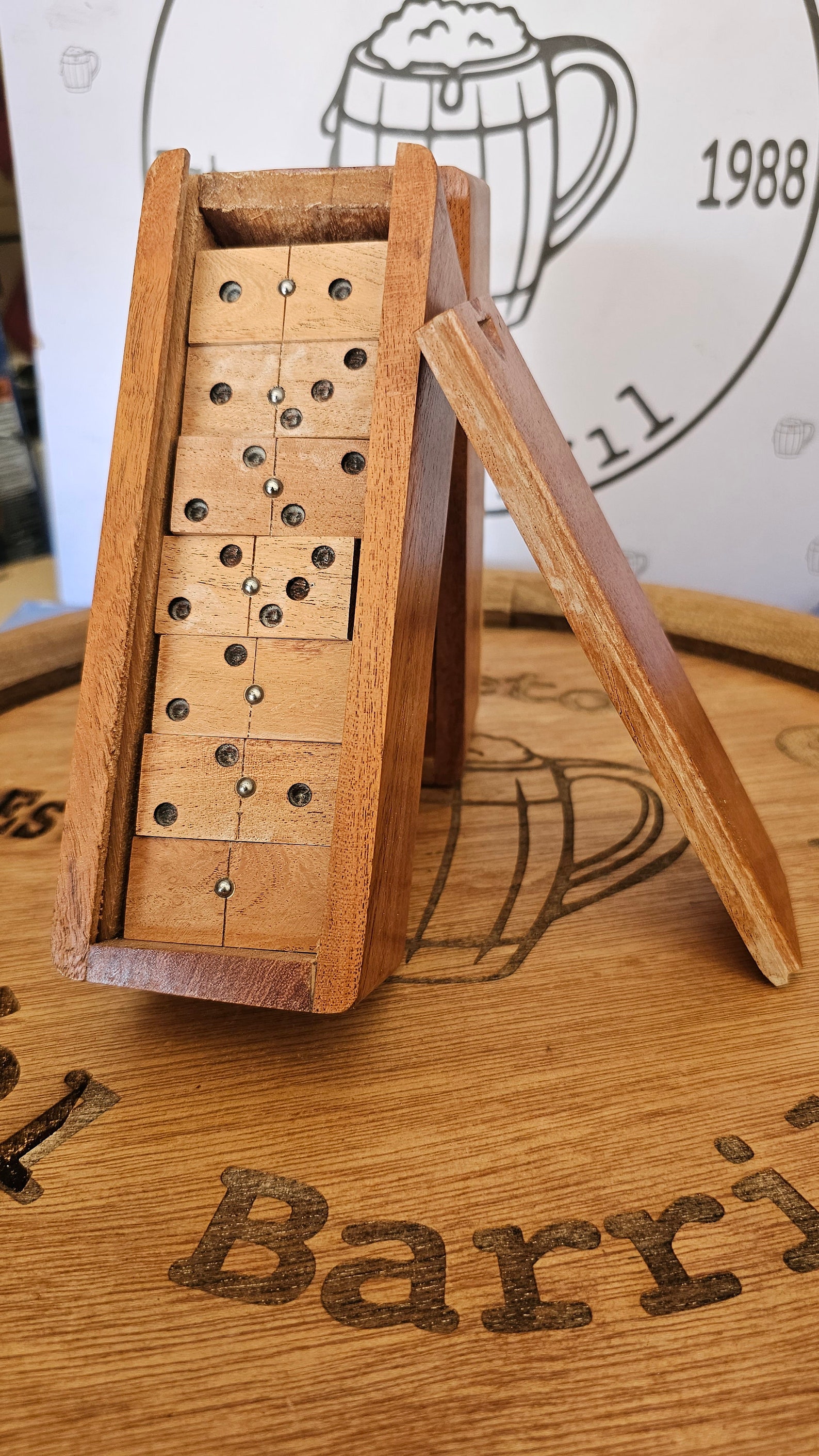 Wood Dominoes, Hand Made Dominoes, High Quality Wood, Engraved Gifts ...