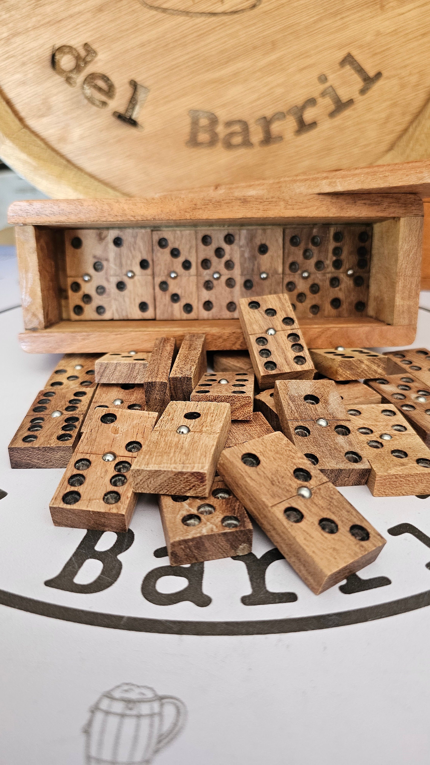 Wood Dominoes, Hand Made Dominoes, High Quality Wood, Engraved Gifts ...