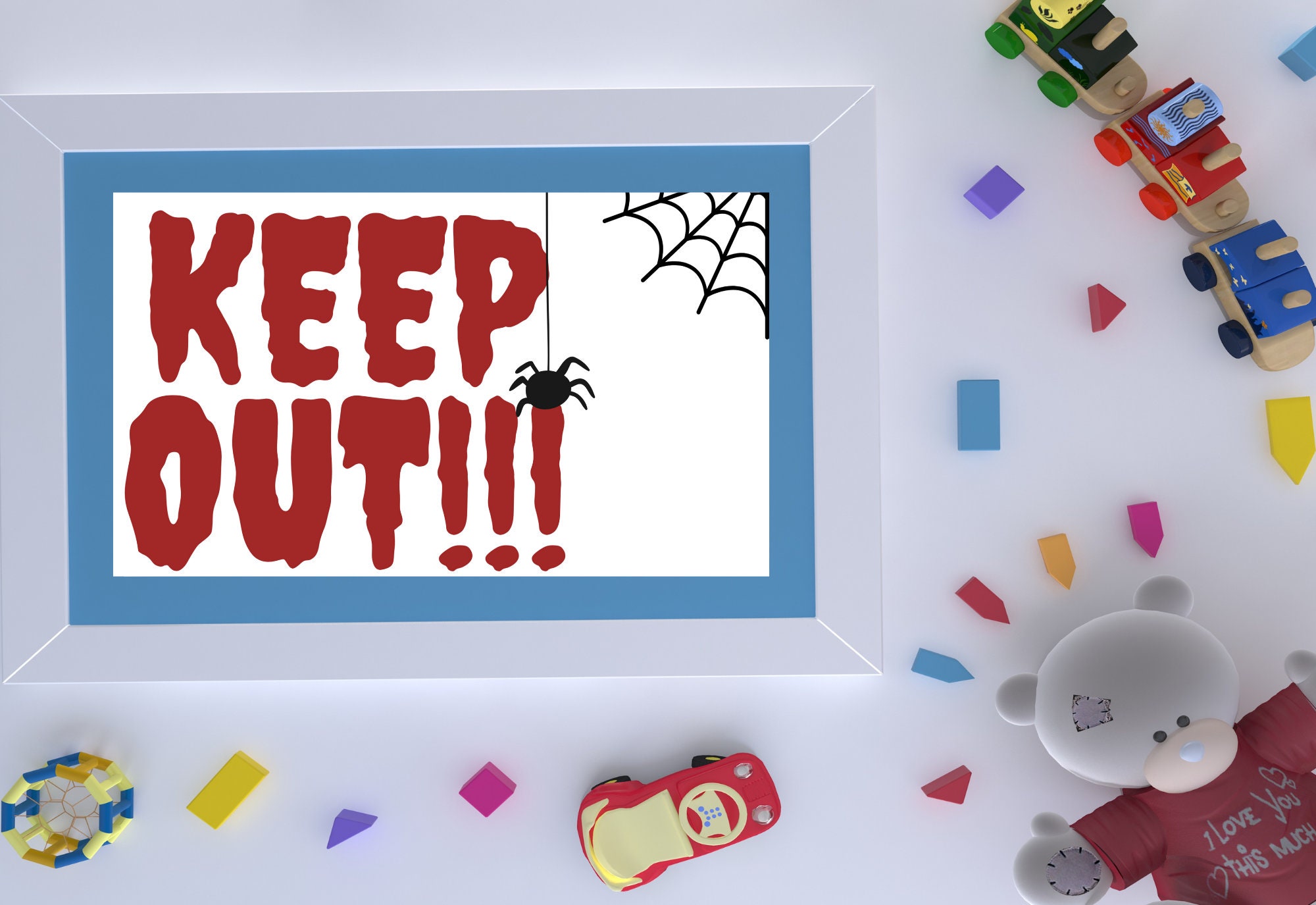 Keep Out Sign Boys Only Do Not Enter Warning Bedroom No Entry ...